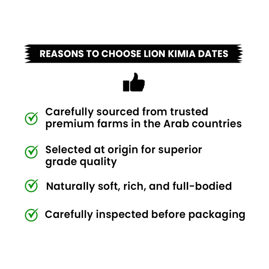 Kimia Dates | Original Kimia Dates for Healthy Snacking – Lion Dates