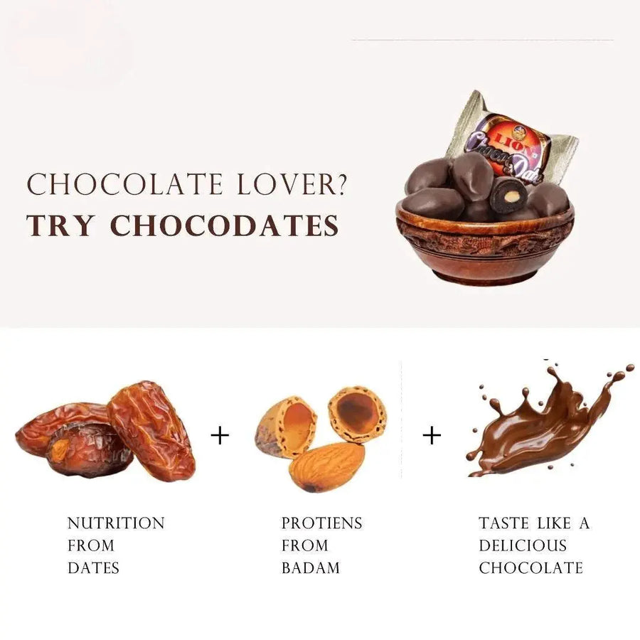 Lion Choco Dates | Almond Chocolate Dates – Lion Dates