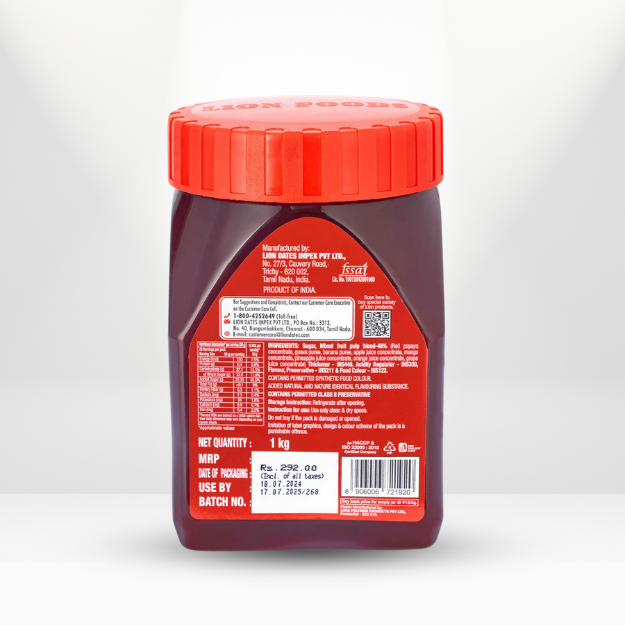 Buy Lion Mixed Fruit Jam | Mixed fruit jam 1kg price – Lion Dates